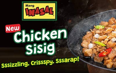 Mang Inasal Chicken Sisig now available in select areas